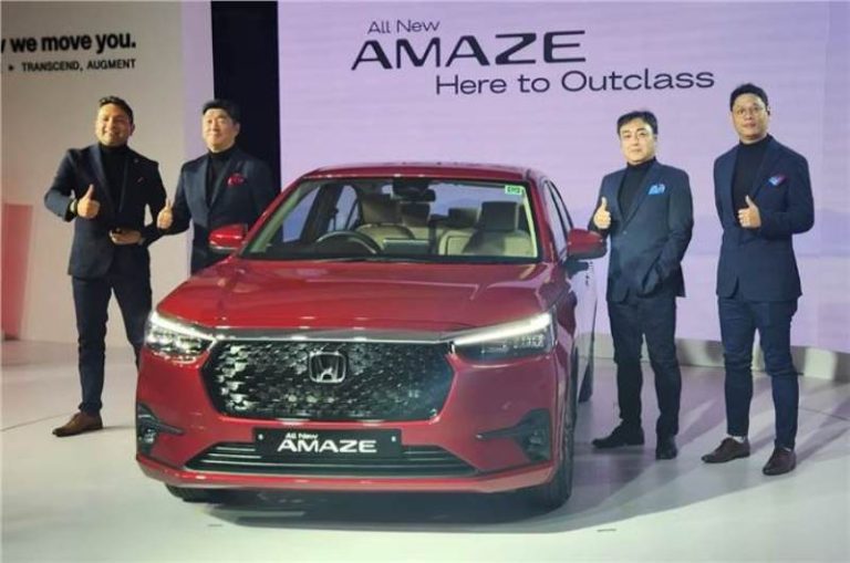 The new Amaze has been launched at a price of 8 lakh INR, and here are ...